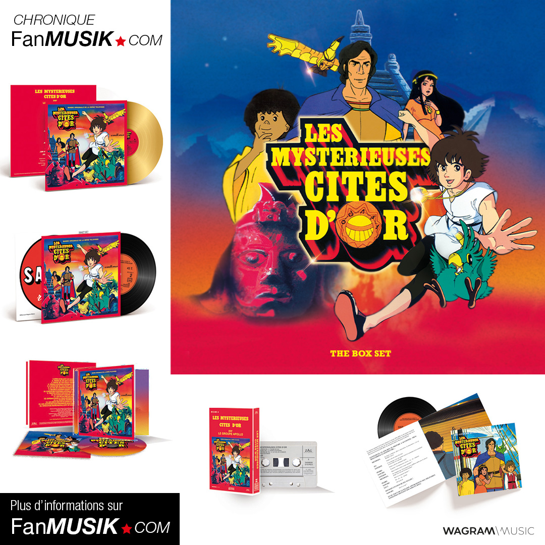 Coffret Les Mystérieuses Cités d'Or, Wagram Music - FanMusik / FanKulture