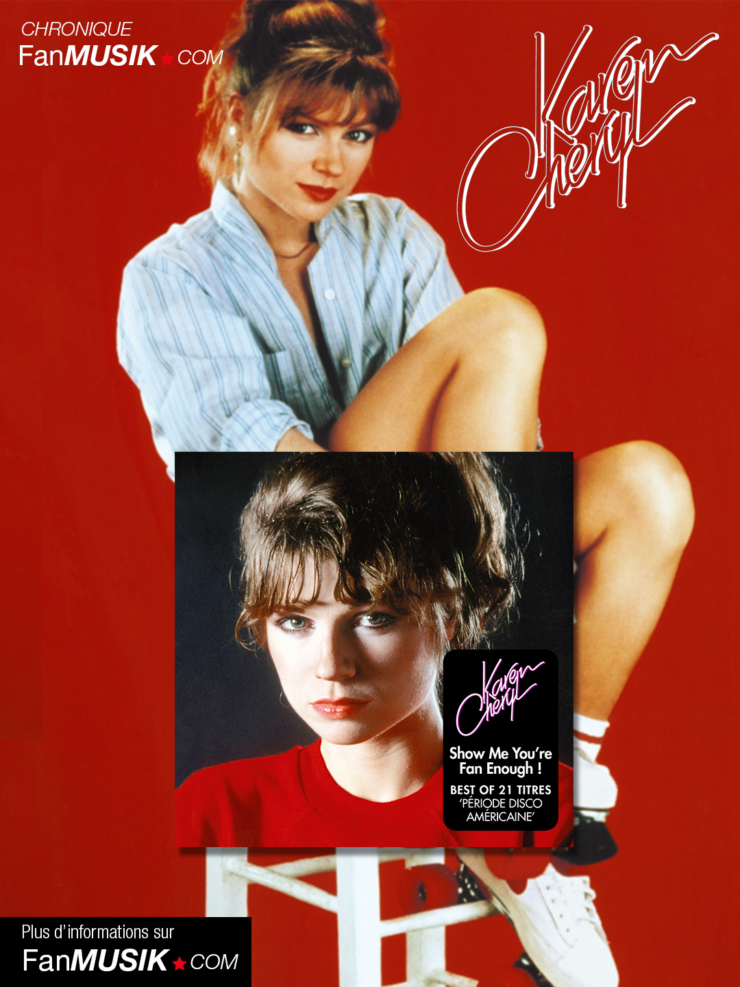 Karen Cheryl - Show Me You're Fan Enough (Warner) - FanMusik / FanKulture